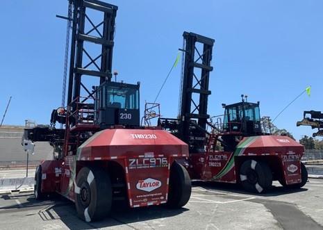 Testing for first zero-emission top handlers | News | Port Strategy