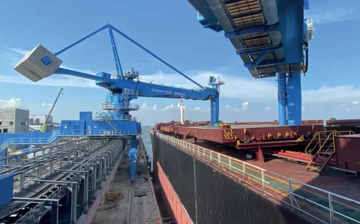 …And commissions two ship-unloaders in China | News | Port Strategy