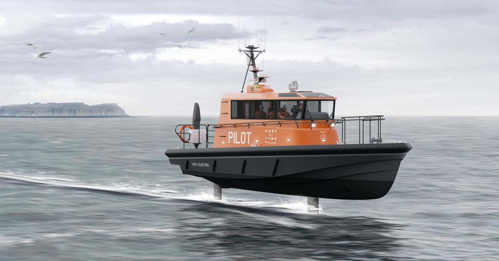 The UK’s first fully electric foiling pilot vessel | News | Port Strategy
