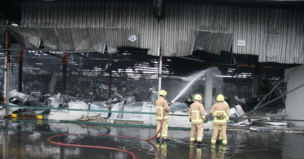 Fire destroys former reefer shed | News | Port Strategy