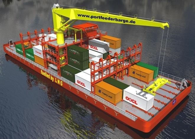 Hamburg Port Feeder Barge concept | News | Port Strategy