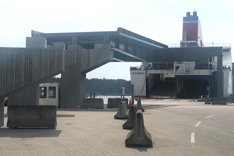 New RoRo linkspan | News | Port Strategy